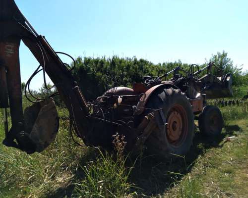 Tractor Fiat 60 con Retro y Pala Frontal - Año: 1963 - Agroads