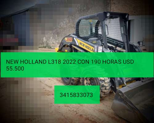 Minicargadora New Holland L318 2022 190 Horas - Año: 2022 - Agroads