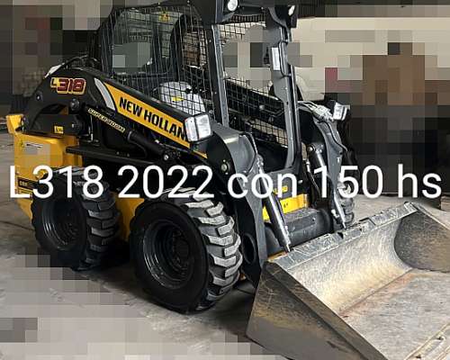 Minicargadora New Holland L318 2022 con 155 Horas - Agroads