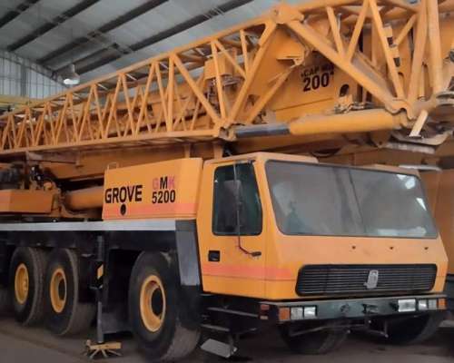 Grua Grove - GMK 5200. Carga 200 TN. 8700 Hs Trabajo - Agroads