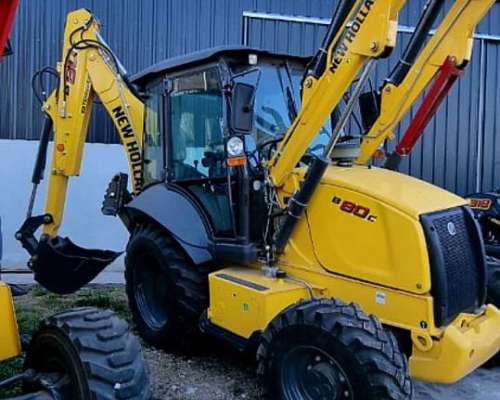 Pala y Retro New Holland B80c D - Año: 2024 - u$s 160.000 - Agroads