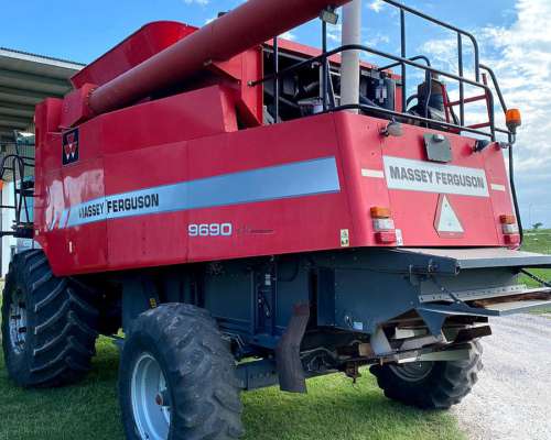 Cosechadora Massey Ferguson 9690 Impecable Draper 2020 - Agroads