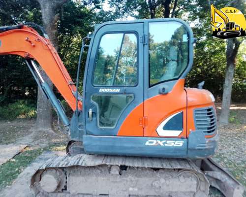 Miniexcavadora Doosan DX55 5.5t - Año: 2017 - u$s 45.000 - Agroads