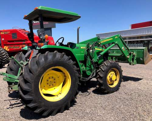 Tractor JD 5725 con Pala Original 563 - Gomas Nuevas - Agroads